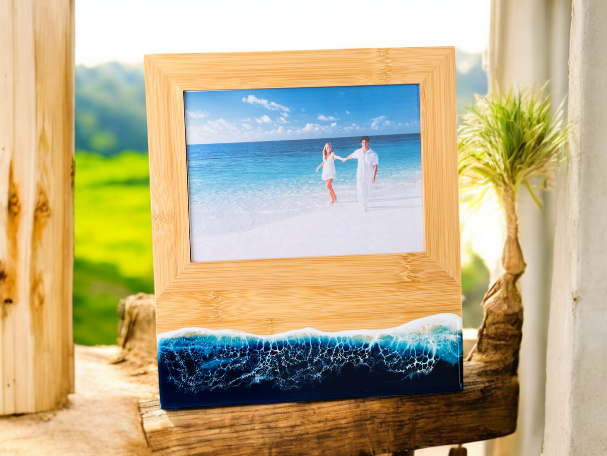 Personalized Beach Photo Frame 5x7 Picture Frame Ocean Beach Themed De ...